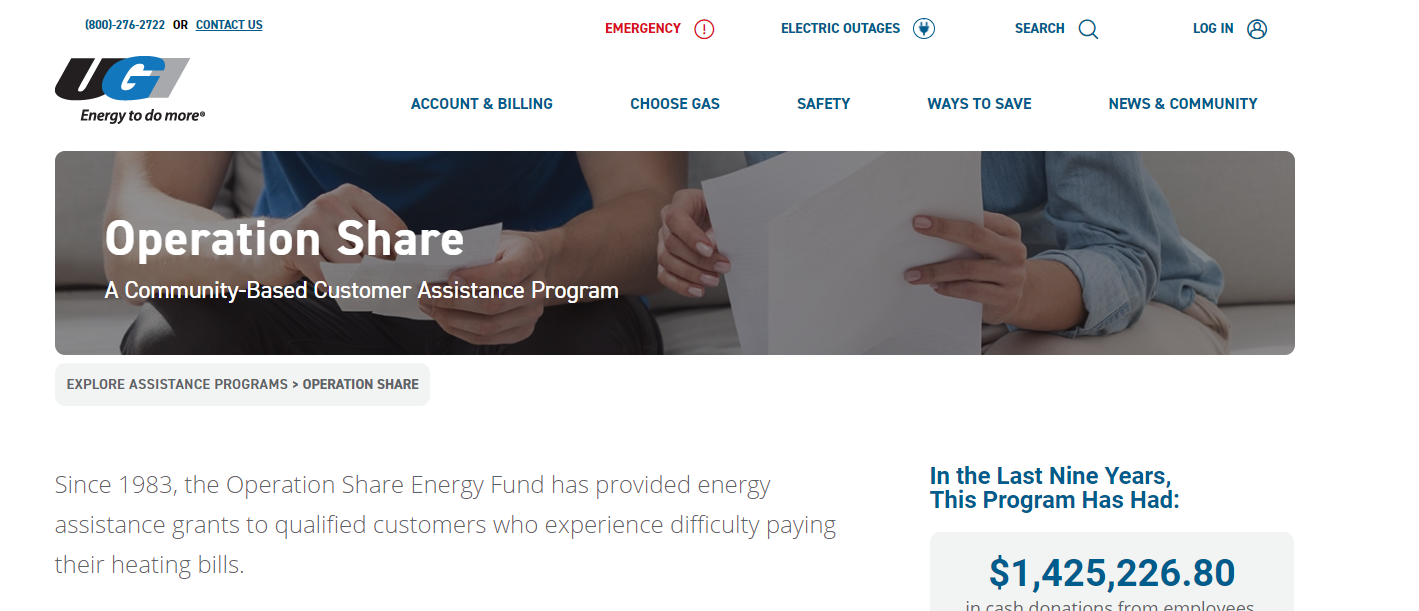 Making a Difference with Operation Share - UGI Utilties